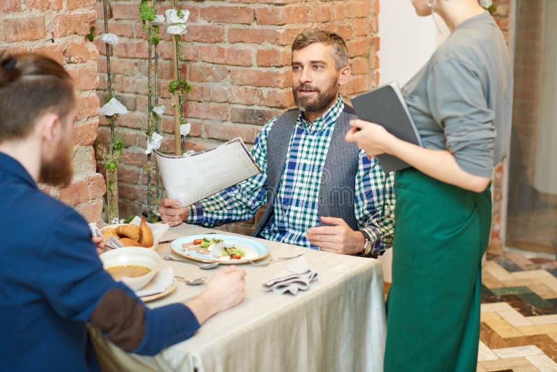 Ordering Second Course Stock Photos - Free & Royalty-Free Stock Photos ...