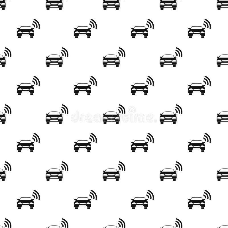 Ordering Taxi Via GPS Pattern, Simple Style Stock Vector - Illustration ...