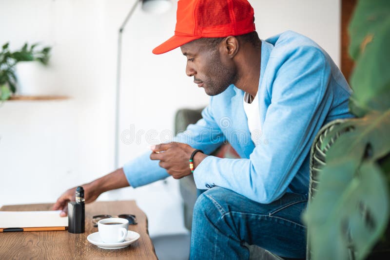 Orderly Male Working with Document Stock Photo - Image of labor, career ...