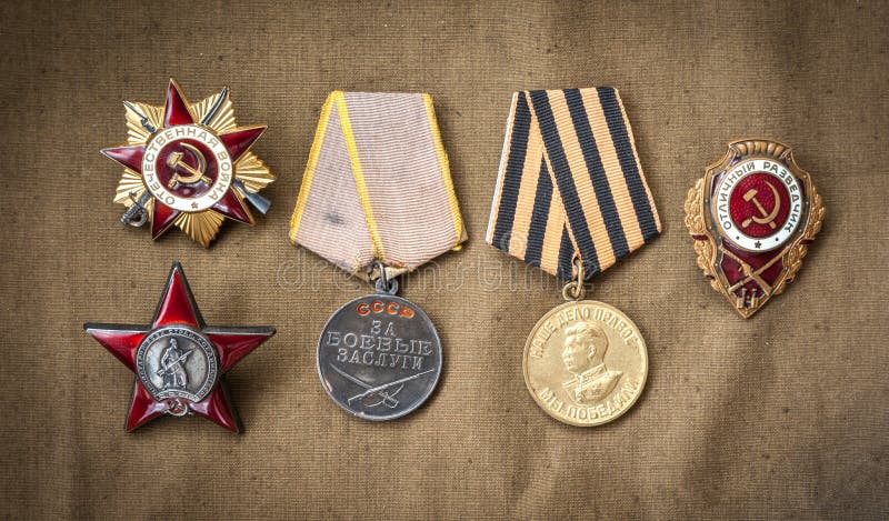 Orders, medals. stock image. Image of medal, combat, winning - 69092583