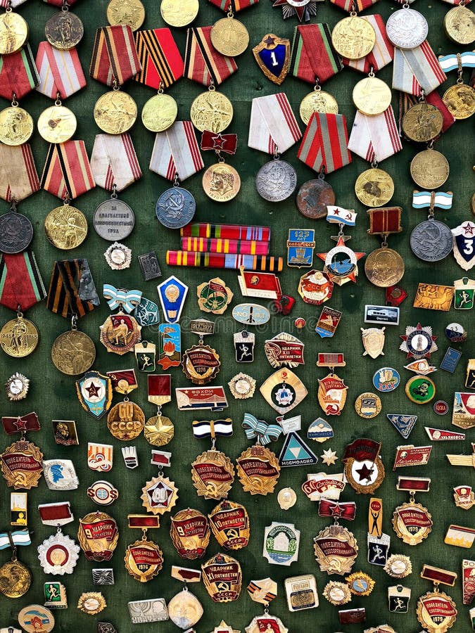 Orders, Medals and Various Lapel Badges Editorial Image - Image of ...