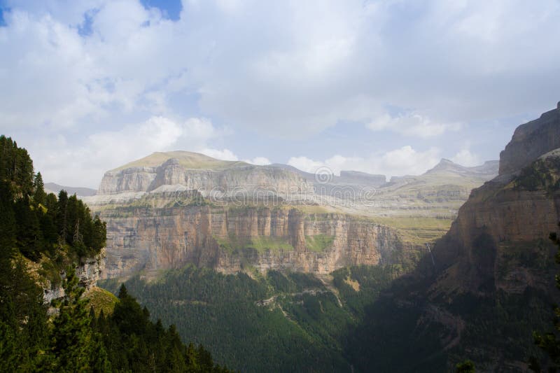 Ordesa Monte Perdido National Park, View. Pyrenees, Spain Stock Photo ...