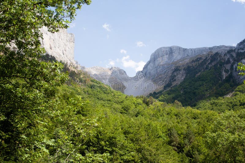 Ordesa Monte Perdido National Park, View. Pyrenees, Spain Stock Photo ...
