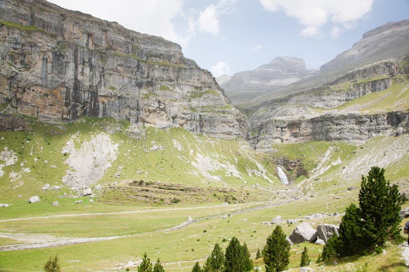 Ordesa Monte Perdido National Park, View. Pyrenees, Spain Stock Image ...