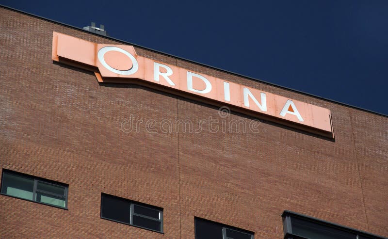 Ordina on a Wall of a Building Editorial Image - Image of network ...