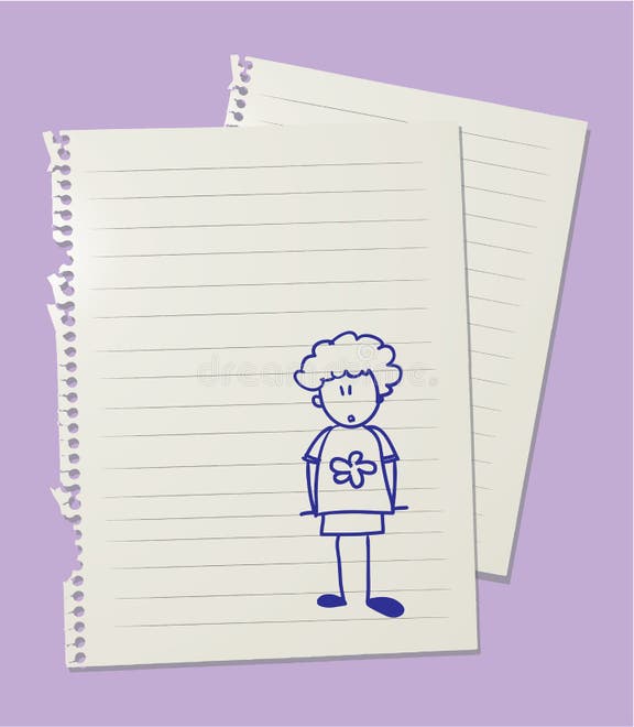 Ordinary boy stock vector. Illustration of sheet, blue - 32252083