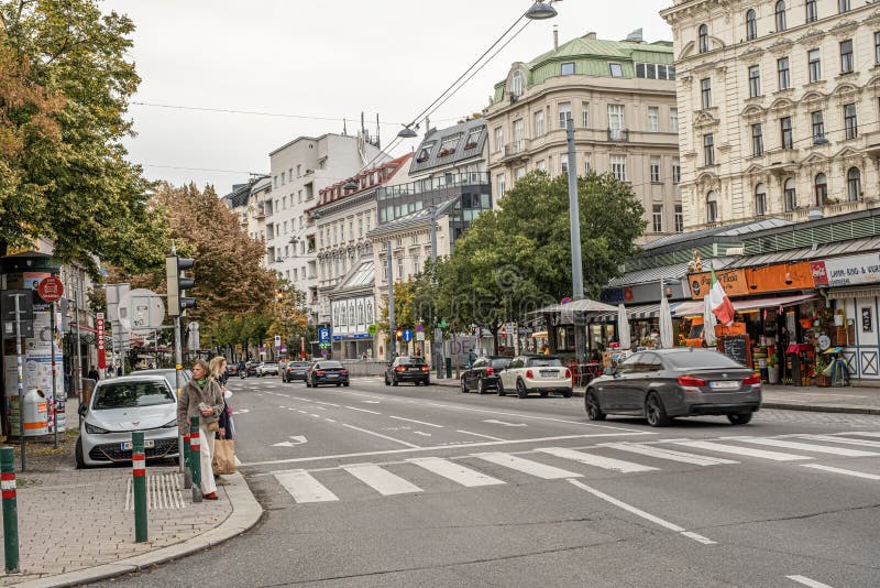 An Ordinary Day on the Streets of the Austrian Capital Vienna Editorial ...
