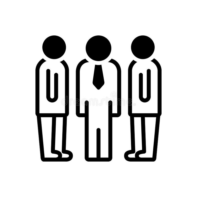 Black Solid Icon for Ordinary, Normal and General Stock Vector ...