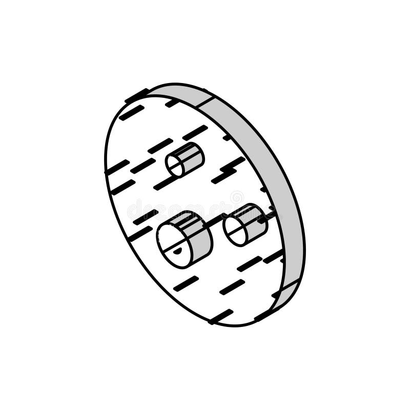 Ordinary Mole Isometric Icon Vector Illustration Stock Illustration ...