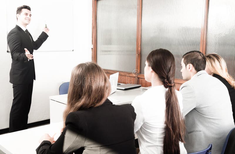 Students at Lecture at University Stock Image - Image of presentation ...