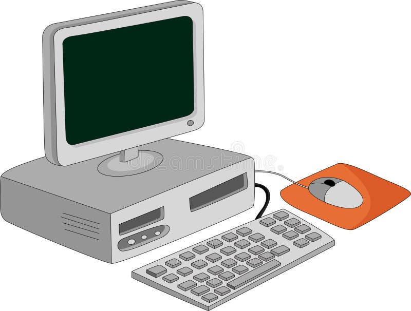 Ordinateur illustration stock. Illustration du illustration - 6952480