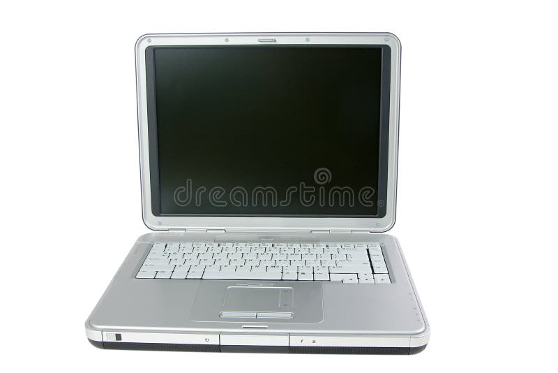 Ordinateur portable image stock. Image du portatif, données - 1584097