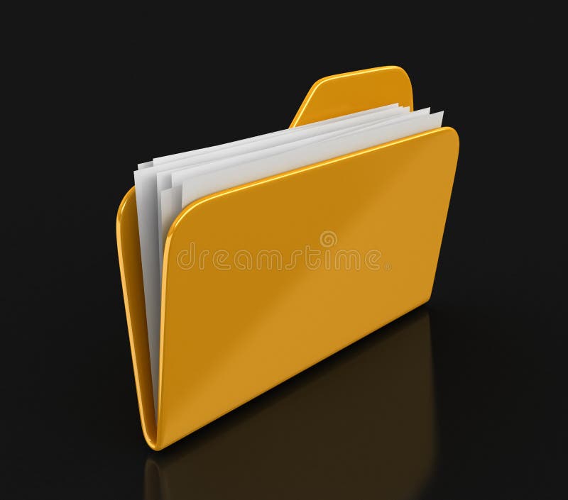 Ordner und Dateien stock abbildung. Illustration von ikone - 80125848