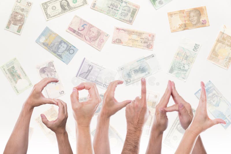 Olika Valutor Av Olika Länder Arkivfoto - Bild av pund, baht: 43923554