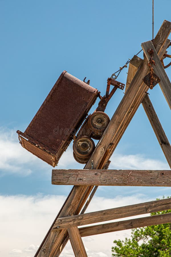 Ore Car on Frame stock image. Image of transport, roof - 229273947