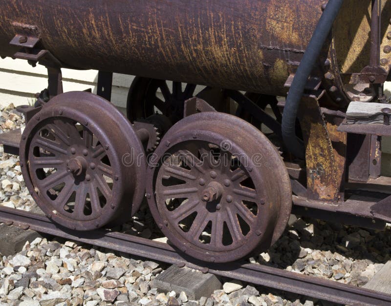 Ore Cart stock image. Image of mining, gold, rusted, miner - 15630501