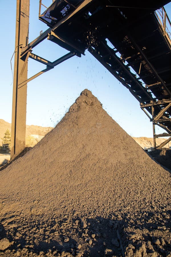 Ore-dressing and Processing Enterprise Stock Image - Image of plant ...