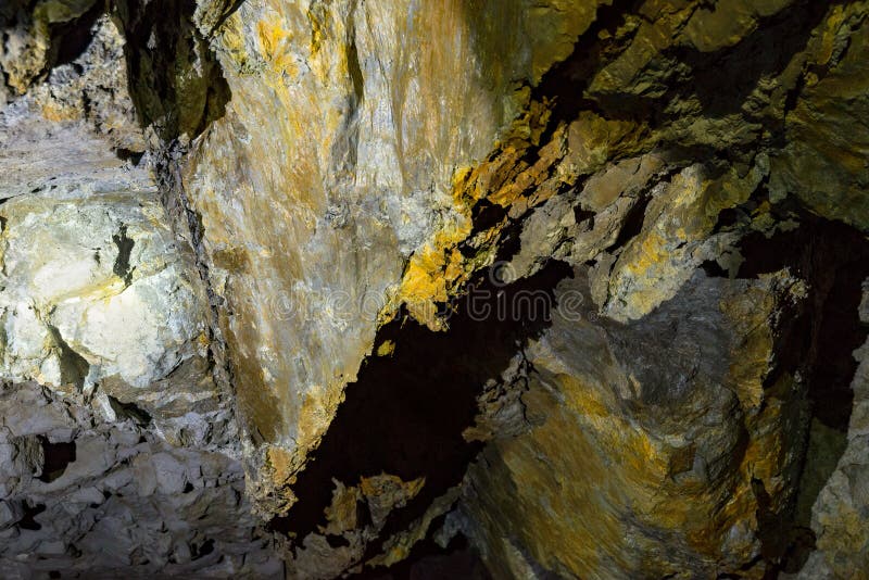 Ore lode stock photo. Image of mining, rock, golden - 325675214