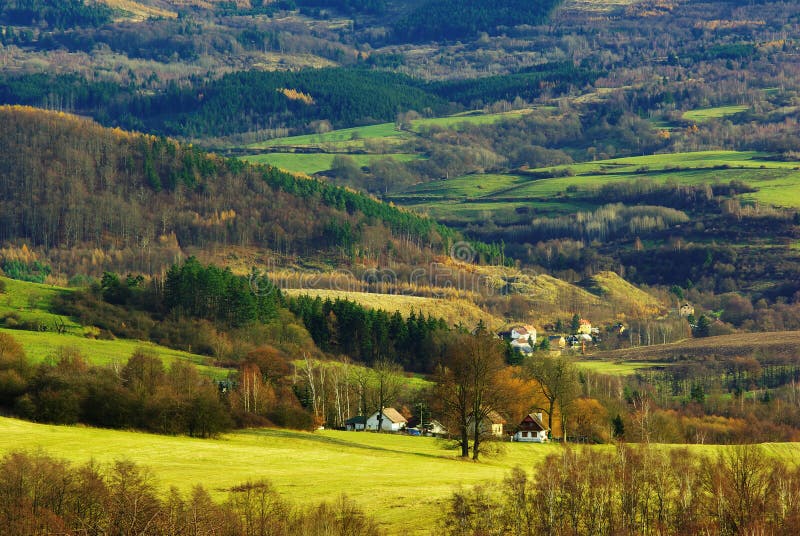 Ore mountains stock photo. Image of autumnal, agriculture - 17002914