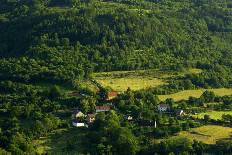 Hills and Forests of Estonia Stock Image - Image of homes, trees: 244173