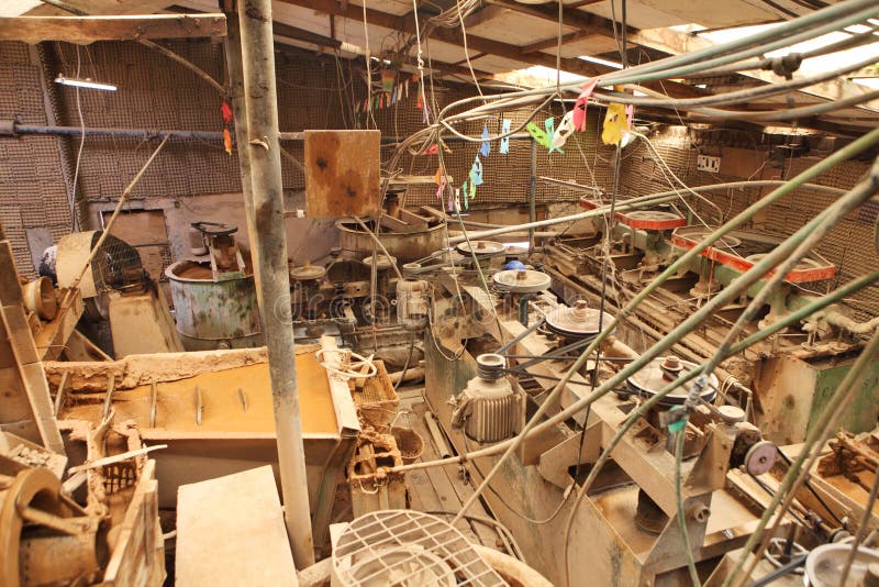 Ore processing facility stock photo. Image of construction - 24304026