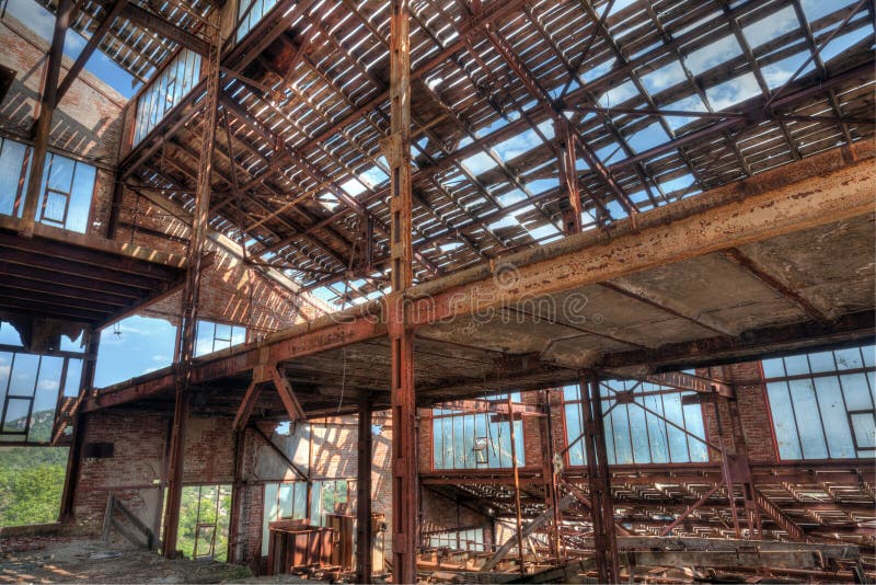 Ore processing factory stock image. Image of processing - 44581943