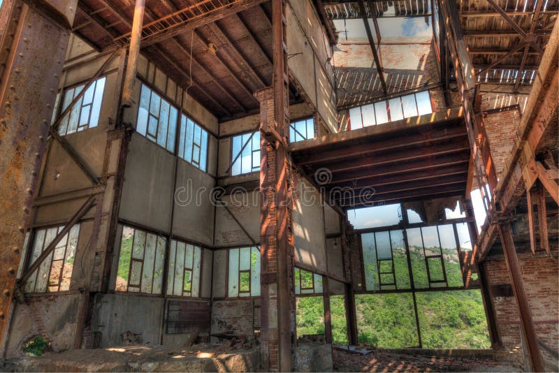 Ore processing factory stock photo. Image of enriching - 44581856