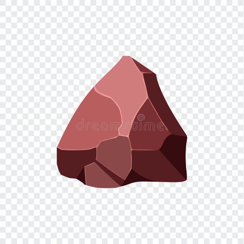 Ore Rock Boulder. Natural Shape Stone Stock Vector - Illustration of ...