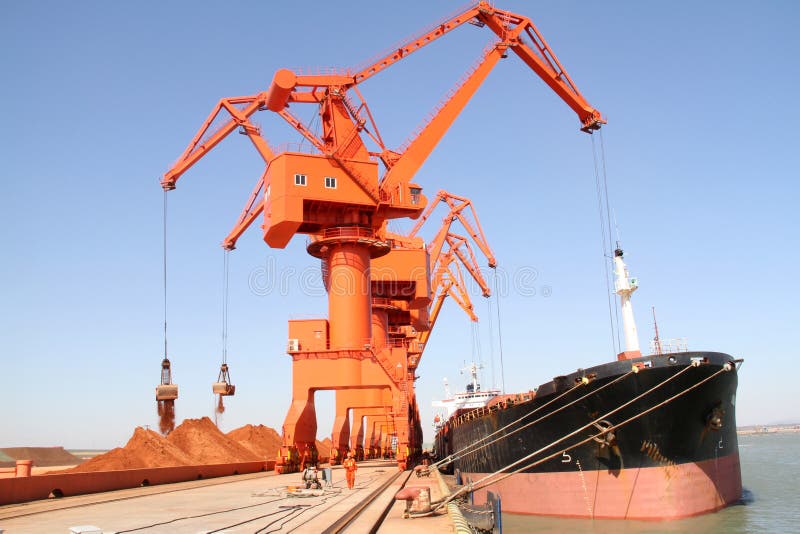 Ore terminal stock image. Image of business, digging - 29576009