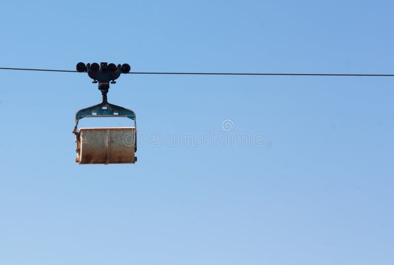 Ore transporting container stock image. Image of cabin - 24874189