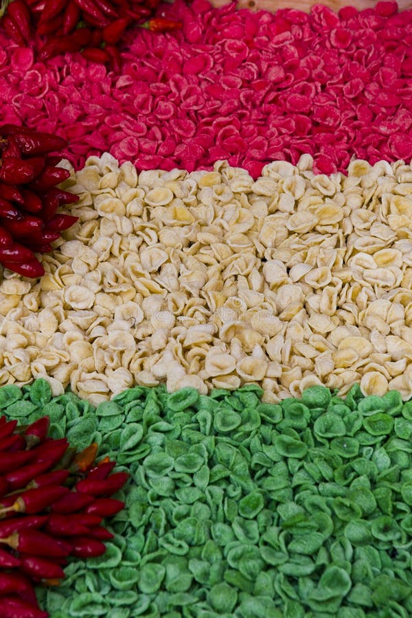 Orecchiette Pasta from Bari, Italy Stock Photo - Image of nicholas ...