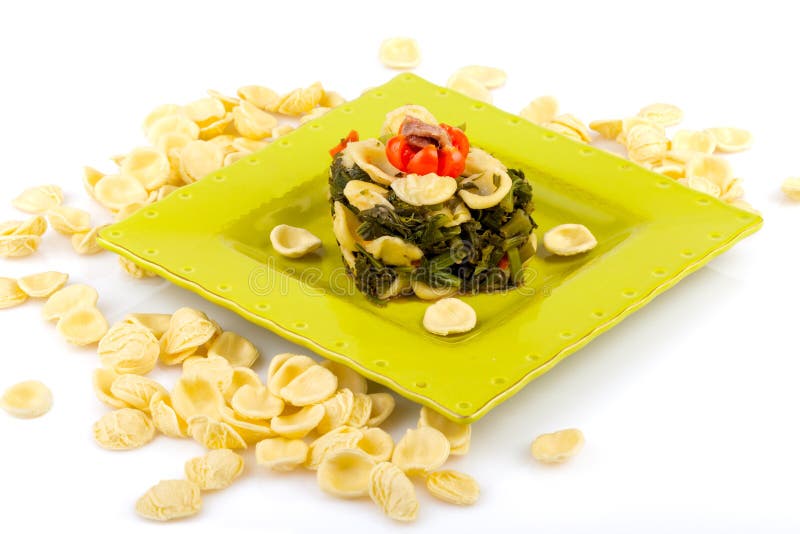 Orecchiette with Turnip stock image. Image of italy, food - 39481101