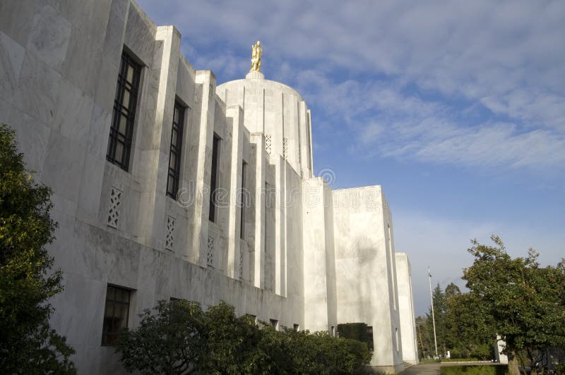 Oregon Capitol Building Marble Rotunda Horizontal Stock Photo - Image ...