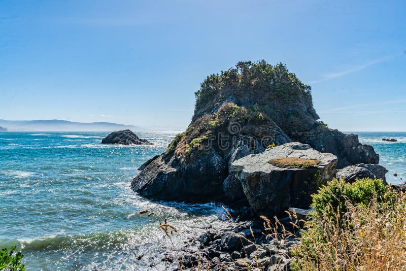 Oregon Chetco Point Hill stock photo. Image of brookings - 293950710