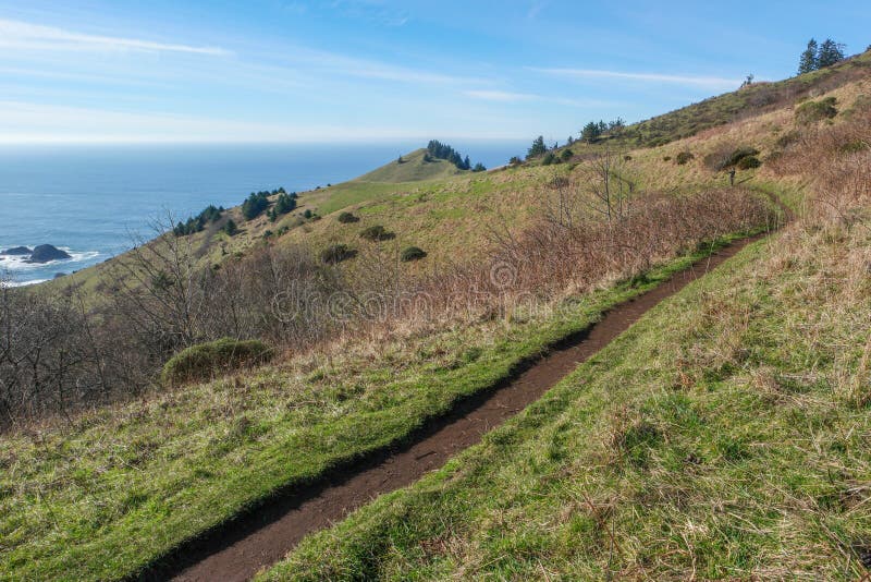 The Oregon Coast As Seen from Cascade Head Preserve Stock Image - Image ...