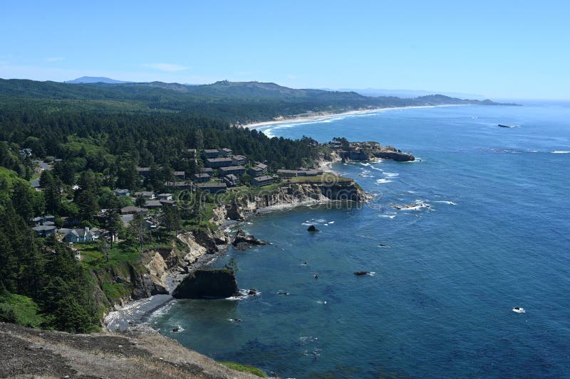 Oregon Coast is a Coastal Region of the State of Oregon, USA Stock ...