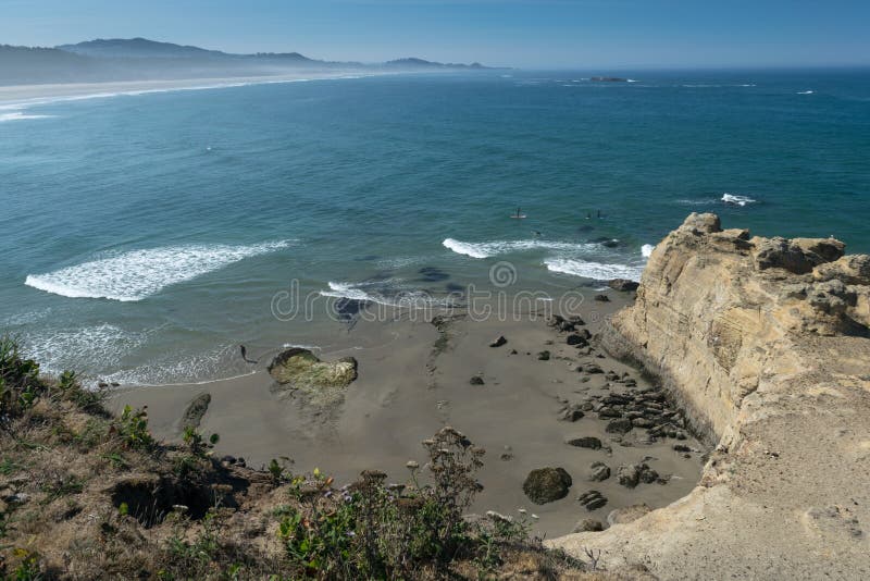 Oregon coast lookout stock photo. Image of lookout, rocks - 58947068