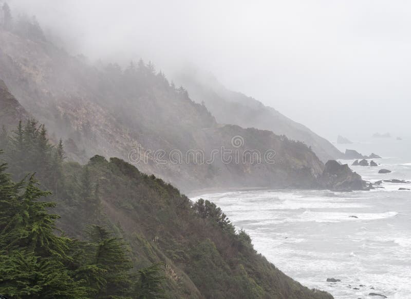 Oregon coast storm stock image. Image of coast, dramatic - 79619137