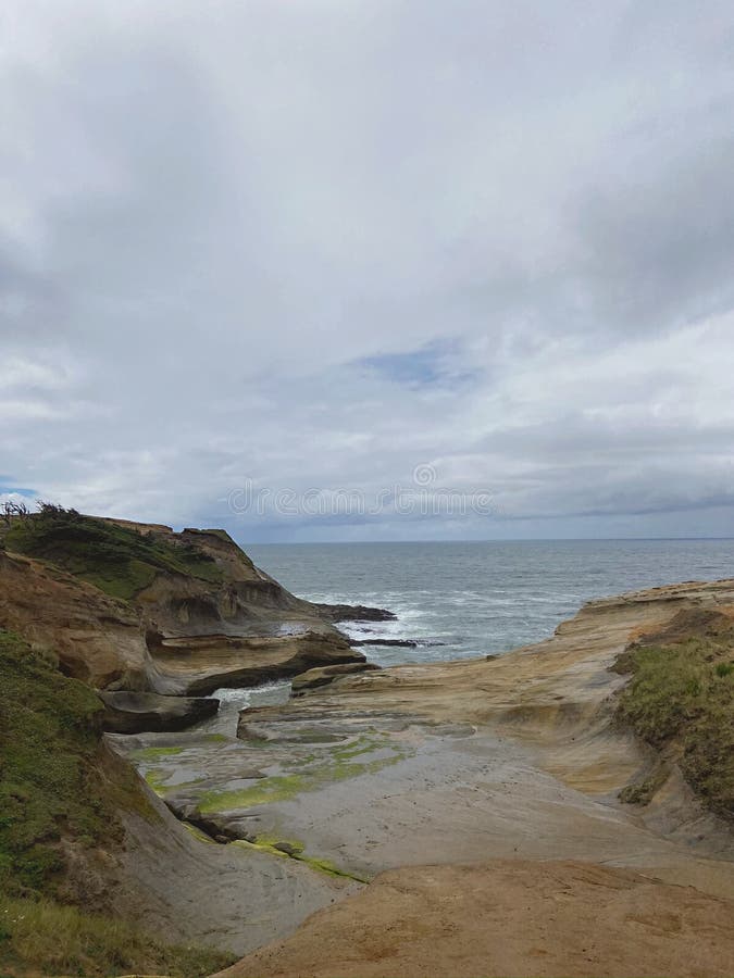 Oregon Coast Stormy Weather Stock Image - Image of stormy, weather ...