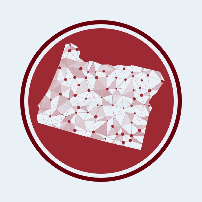 Oregon icon. stock vector. Illustration of chart, national - 219318630