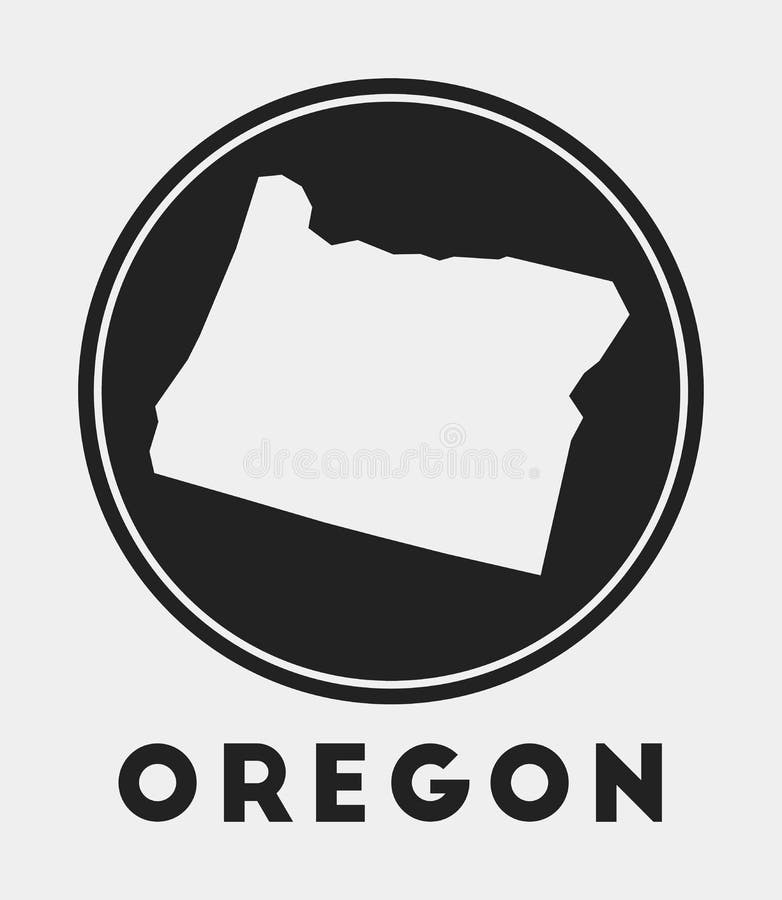 Oregon icon. stock vector. Illustration of circle, modern - 213894377