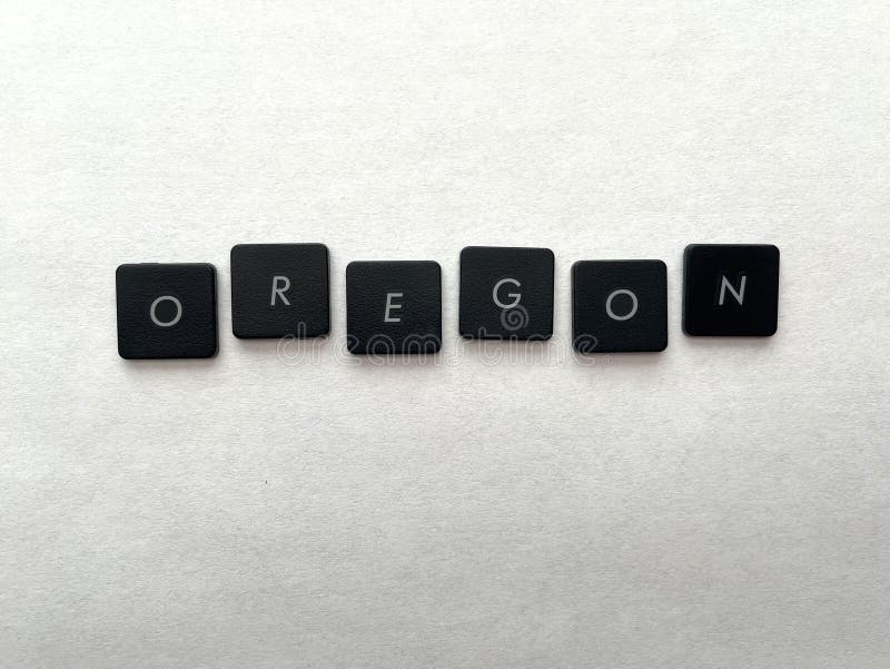 Oregon Keyboard Buttons U.S Stock Image - Image of vector, louisiana ...