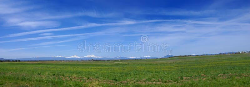 Oregon panorama stock image. Image of wilderness, trees - 5312119