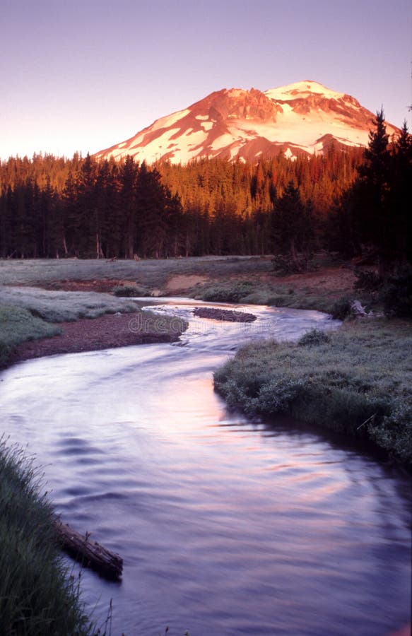 Oregon portraits stock photo. Image of glacier, snow, igneous - 1599264