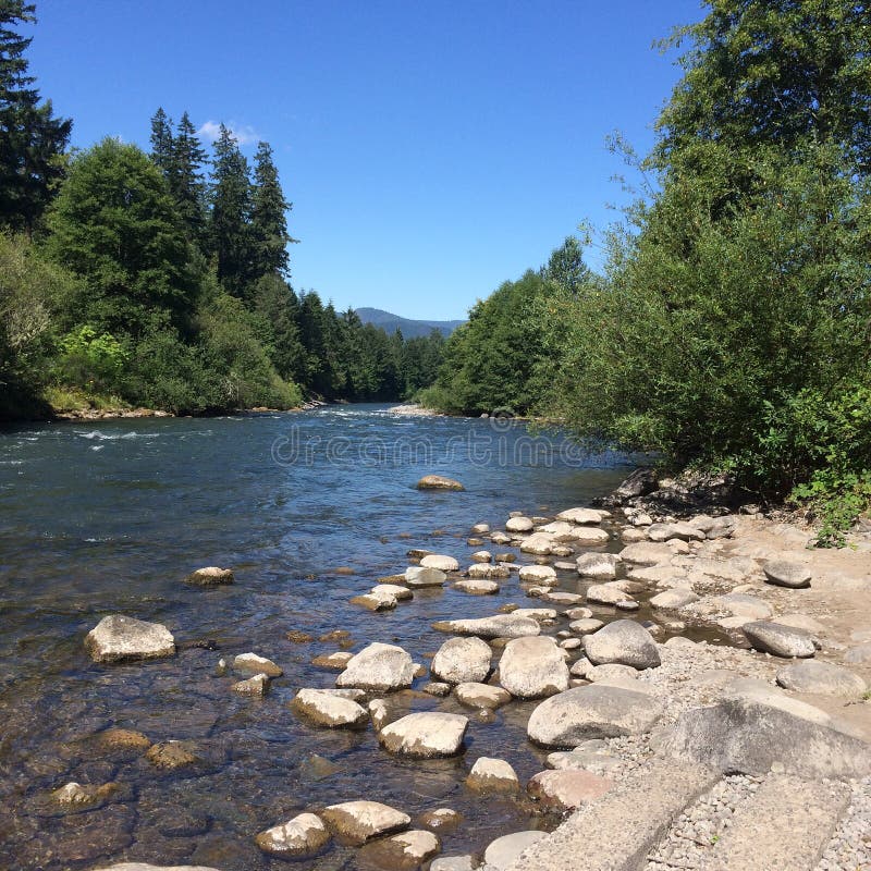 Oregon Rivers stock image. Image of rapid, tributary - 75216461