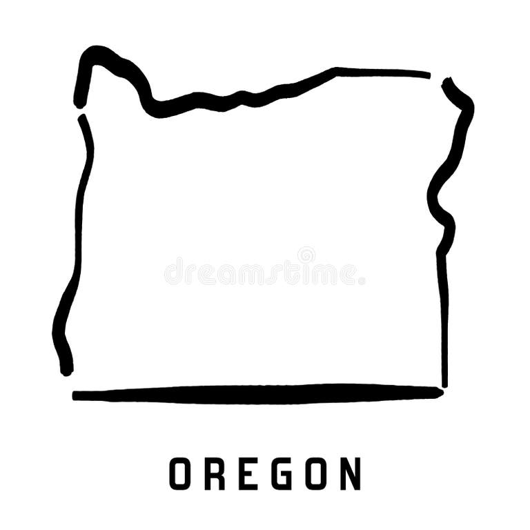 Oregon State Outline Stock Illustrations – 1,794 Oregon State Outline ...
