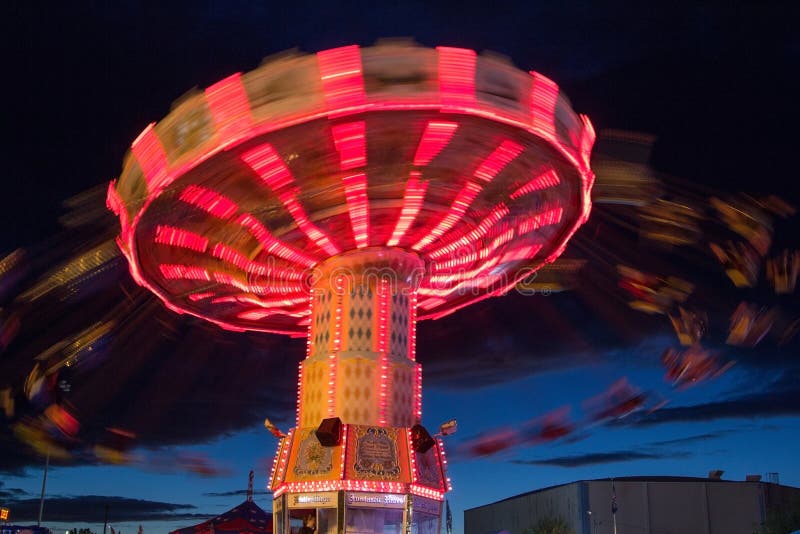 Oregon State Fair Swing Ride Stock Photo - Image of excitement, oregon ...