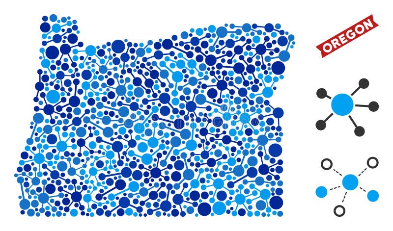 Oregon Network Map Stock Illustrations – 123 Oregon Network Map Stock ...