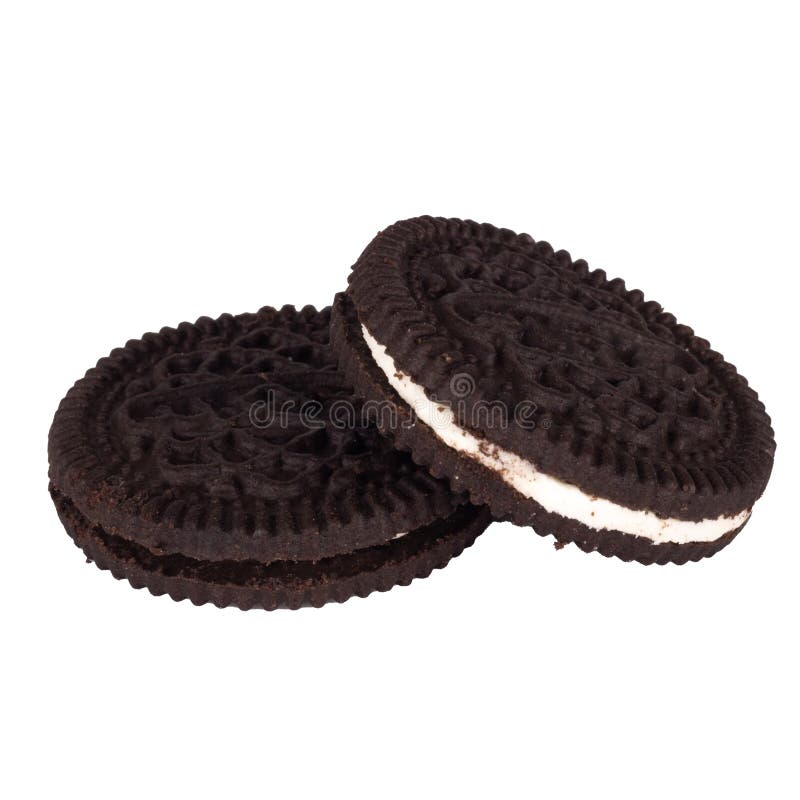 Oreo Aislado En Fondo Blanco Imagen de archivo - Imagen de coma ...