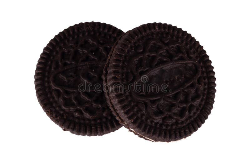 Oreo Aislado En Fondo Blanco Imagen de archivo - Imagen de sabor ...